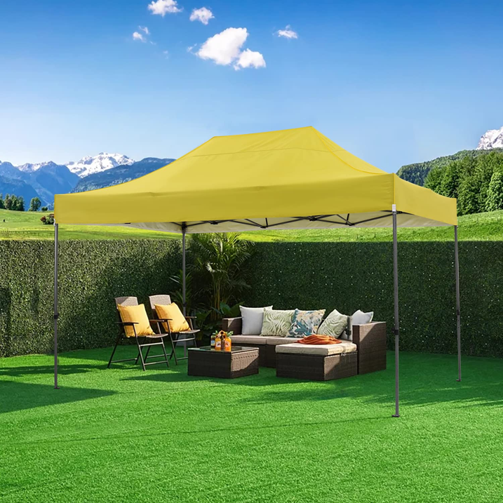 COBIZI 10x15ft Pop up Canopy,Easy up Heavy Duty Canopy with 4 Removabl ...