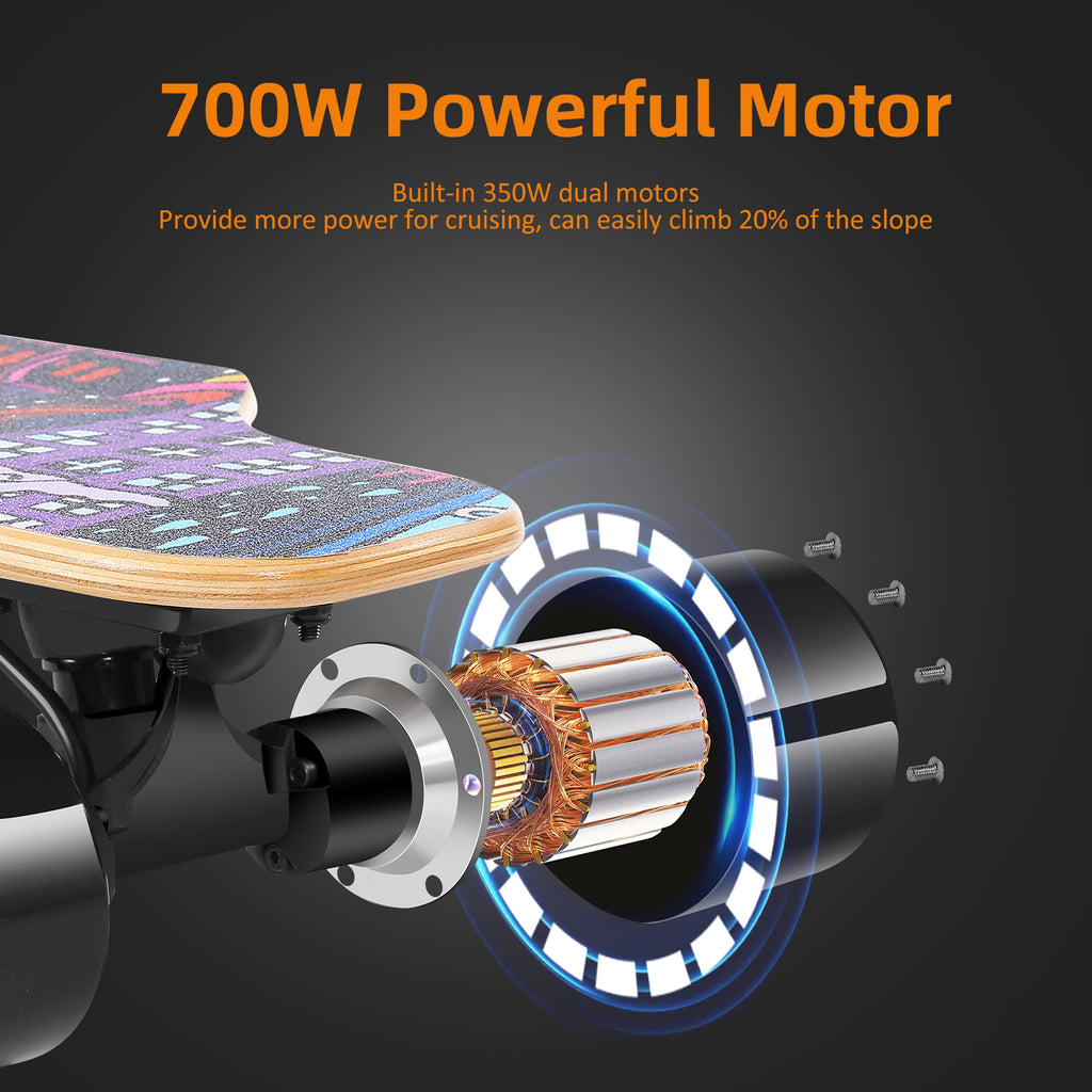 Caroma 36 Inch 700W Electric Cruiser Longboard – CAROMA